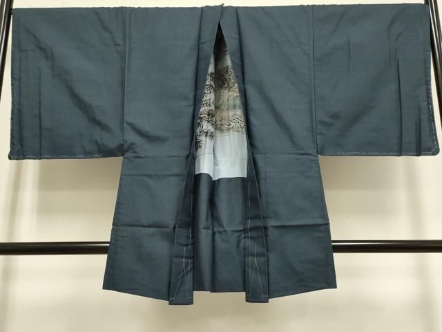 平和屋着物○極上 男性 本場大島紬 アンサンブル キングサイズ 100亀甲