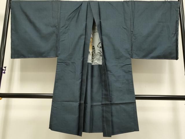 平和屋着物○極上 男性 本場大島紬 アンサンブル キングサイズ 100亀甲