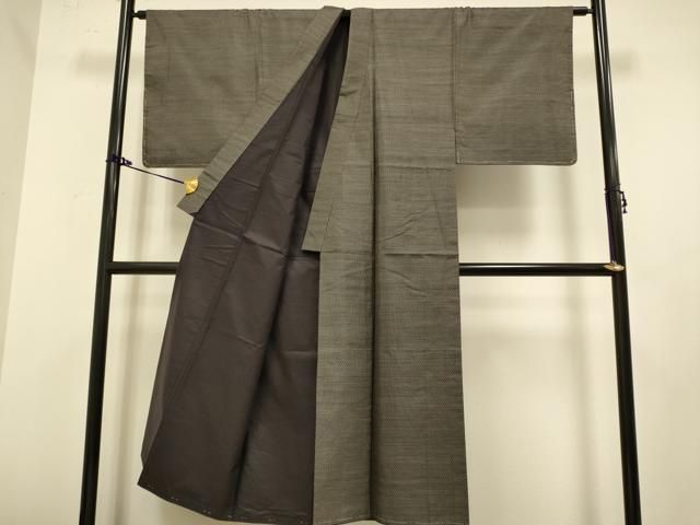 平和屋着物□極上 男性 本場大島紬 アンサンブル 長羽織 逸品 未使用