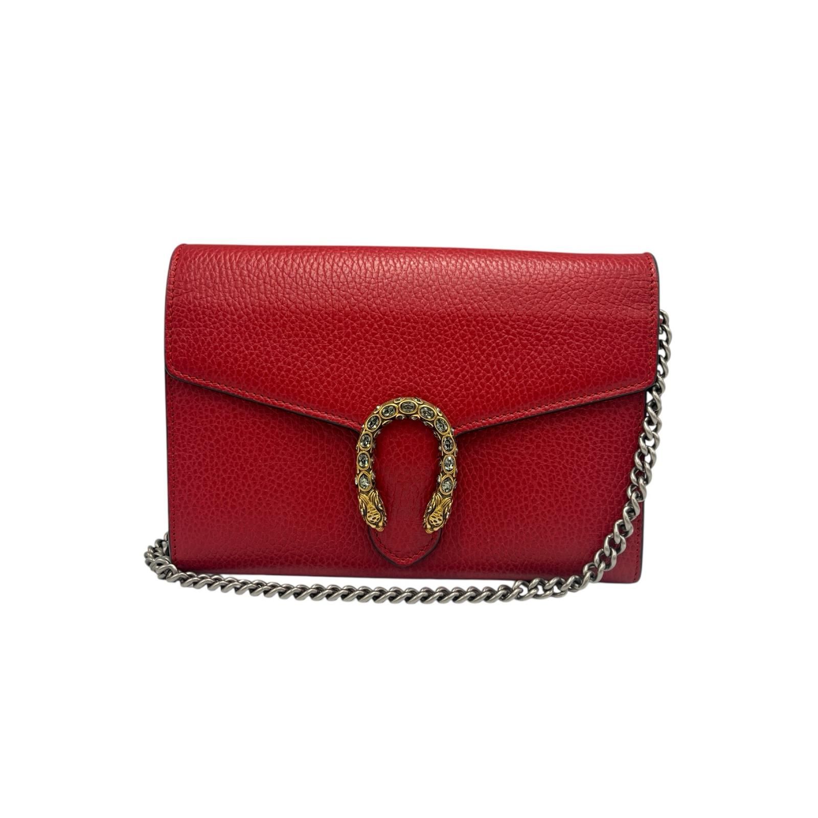 グッチ GUCCI ショルダーバッグ デュオニソス チェーンウォレット