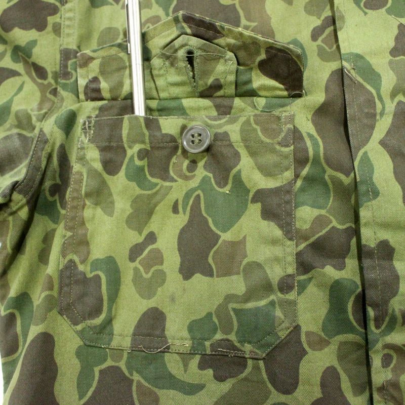 60s vintage 韓国軍 ダックハンターカモ ヘリンボーン ミリタリー