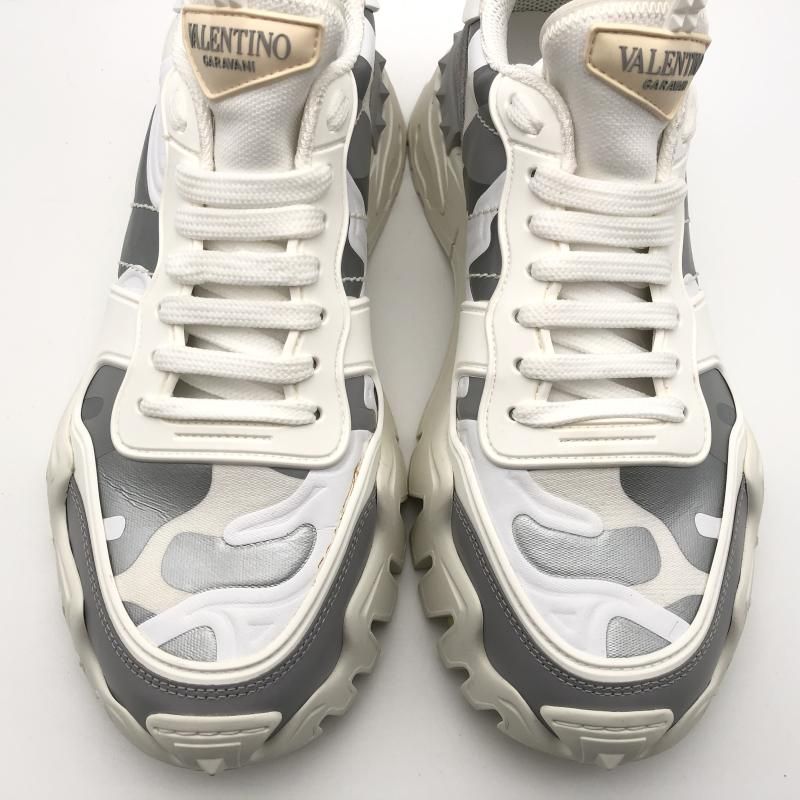 中古】VALENTINO GARAVANI カモフラージュ ロックランナーシューズ 40
