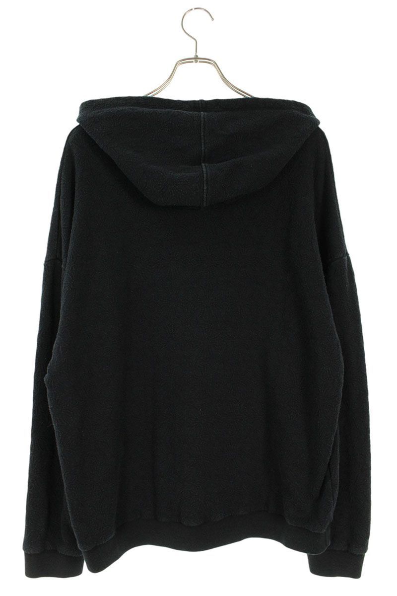 クロムハーツ サイズ:S Y NOT CHプラスジャガード総柄プルオーバーパーカー 中古 SJ02 クロムハーツ Y NOT CHプラスジャガード総柄プルオーバーパーカー