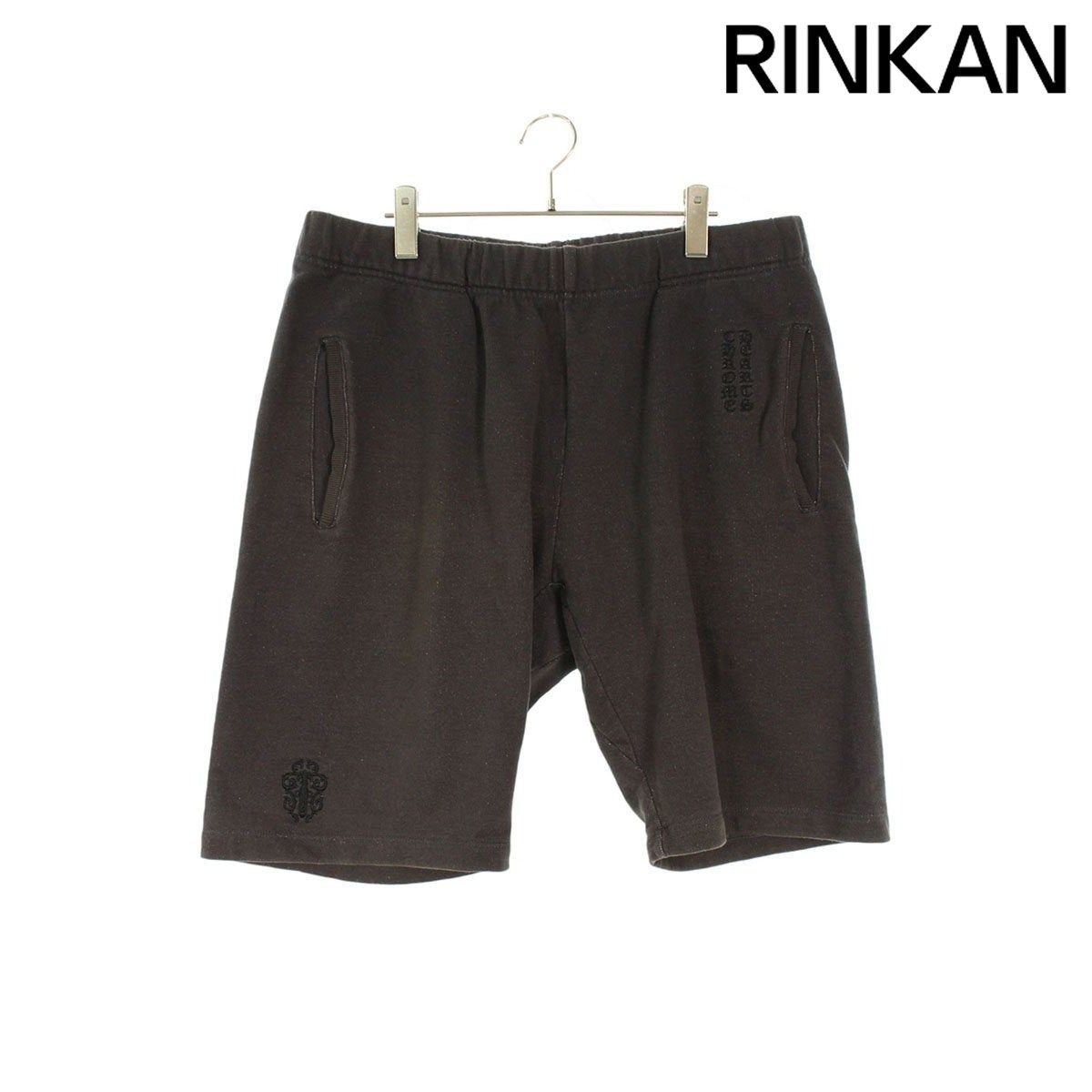 クロムハーツ Y NOT ロゴ刺繍スウェットハーフパンツ メンズ L ※12/28