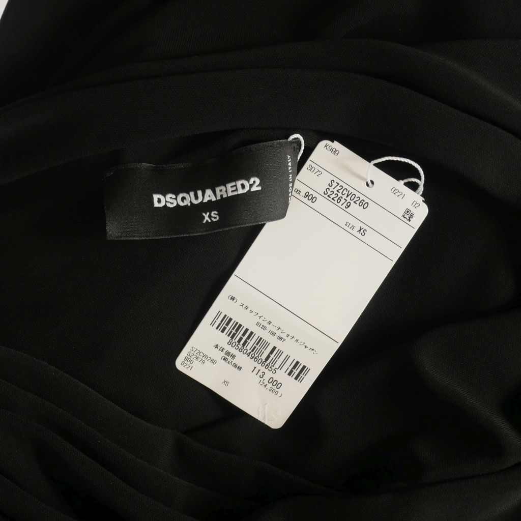 ディースクエアード DSQUARED2 23AW レーヨン タイトワンピース ドレス