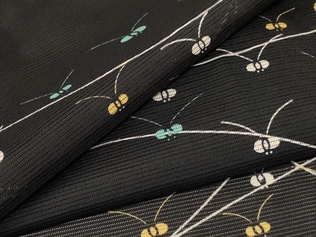 平和屋着物＊夏物 小紋 絽 舞花文 洗える着物 AABF1655jd - メルカリ