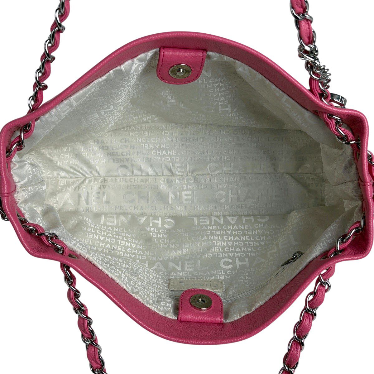 シャネル CHANEL ココマーク チェーン ショルダーバッグ 編み込み