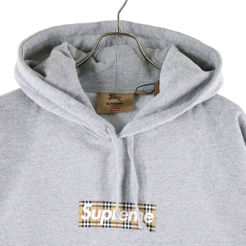SUPREME (シュプリーム) 22SS ×BURBERRY Box Logo Hooded Sweatshirt