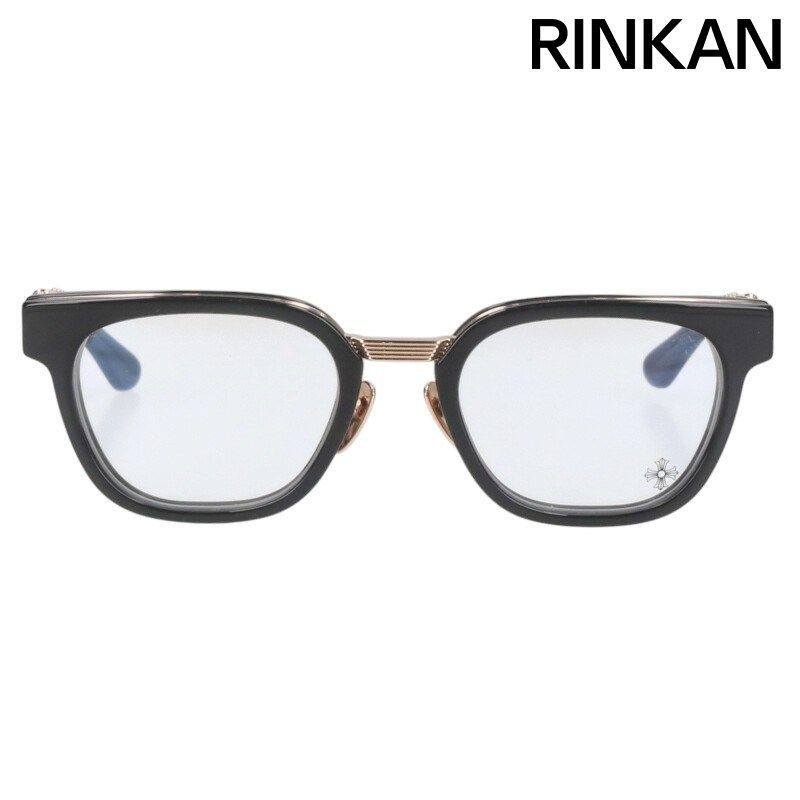 クロムハーツ DUCK BUTTER ダガーテンプルウェリントンフレーム眼鏡