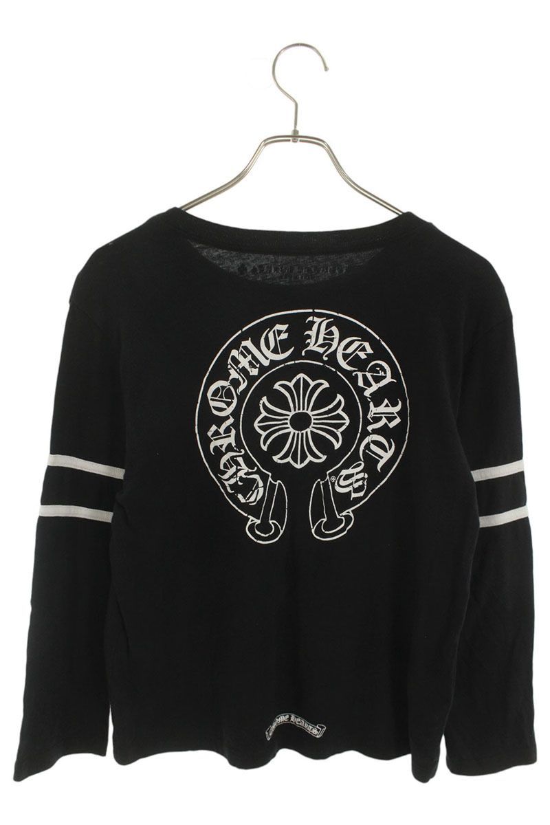 クロムハーツ ROLLER SKATE HORSESHOUE L S TEE ナンバリングプリント