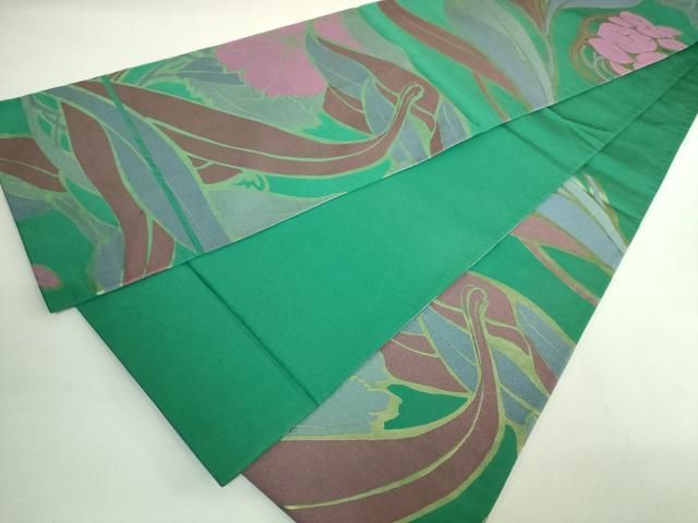 平和屋着物○極上 世界的人形師 辻村寿三郎 ジュサブロー 六通柄袋帯