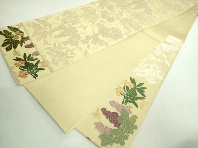 平和屋着物○極上 山口美術織物 皇室 伊勢神宮御用 西陣織 太鼓柄袋帯