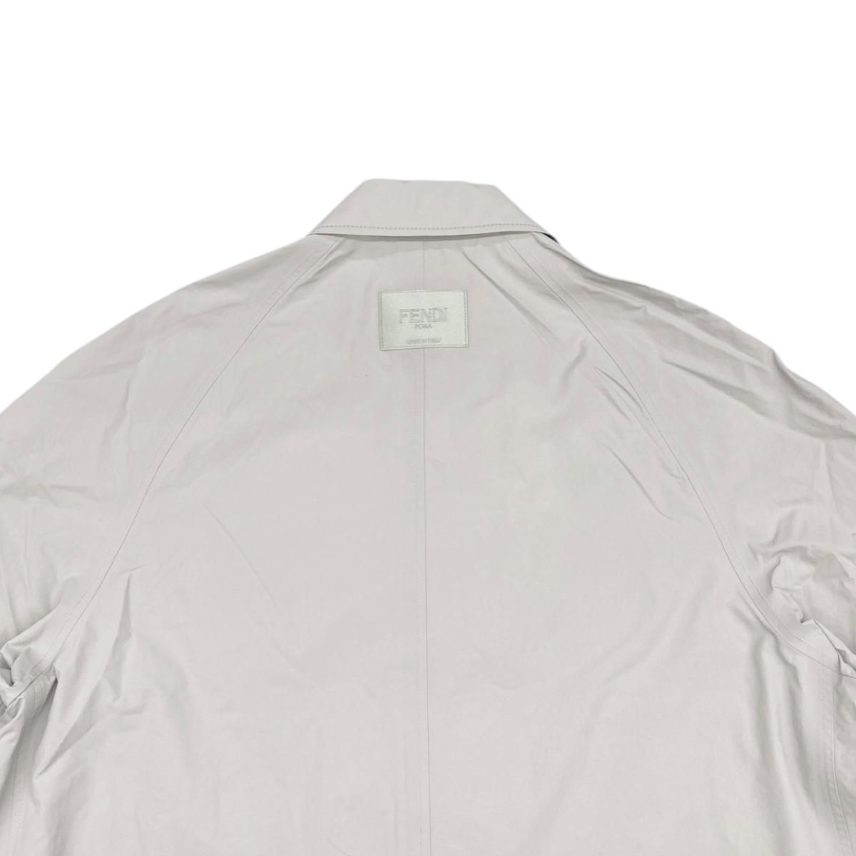 ☆フェンディ ロングコート ロゴ ジャケット FF0699 AMYZ F0GQK 52