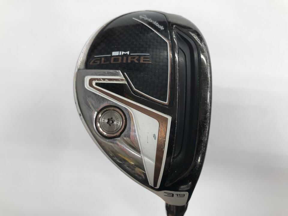 【中古ゴルフクラブ】テーラーメイド　SIM GLOIRE　SIM グローレ レスキュー ユーティリティ Air Speeder TM　シャフト：Air Speeder TM テーラーメイド SIM GLOIRE 19度 AIR Speeder TM Sフレックス