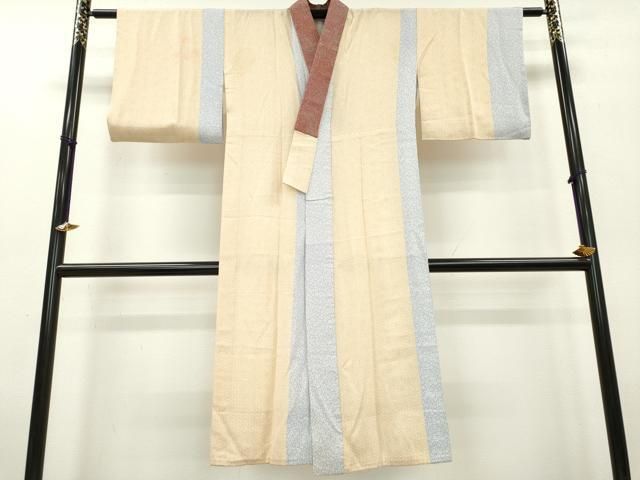 平和屋着物▽長襦袢 無双仕立て 麻の葉舞桜間道 正絹 逸品 DABB1045fe