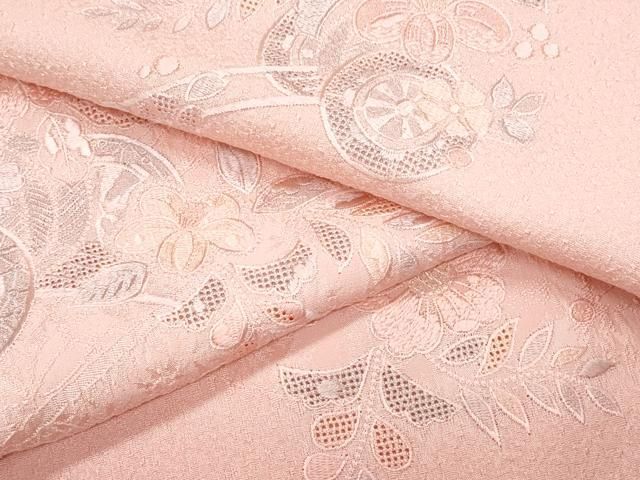 平和屋着物▽中国三大刺繍 スワトウ刺繍 総刺繍 訪問着 花車文 暈し