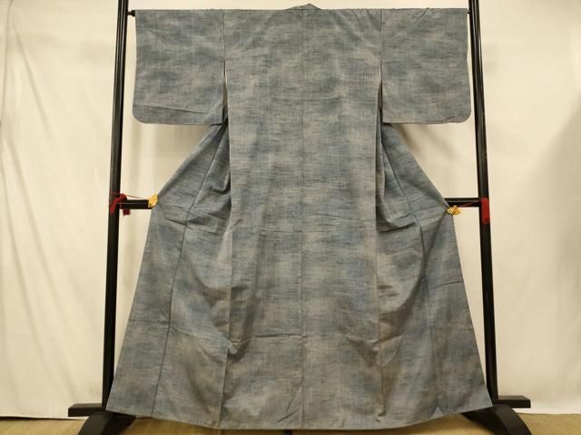 平和屋着物□上質な紬 霞文 暈し染め ますいわ屋扱い 正絹 逸品