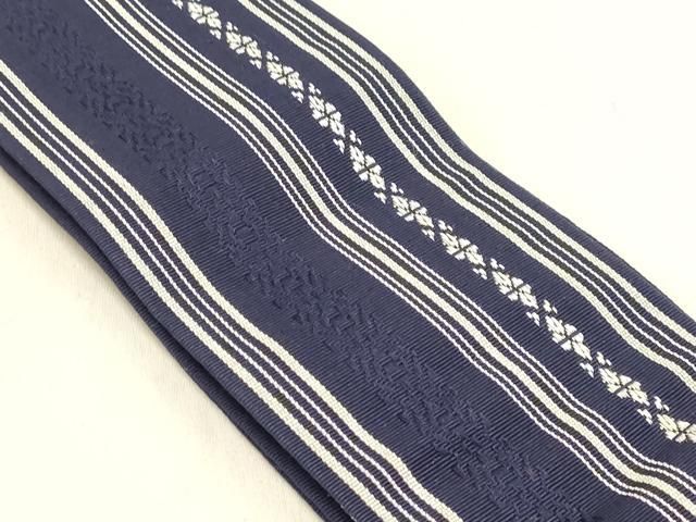 平和屋着物◎男性 本場筑前博多織 角帯 献上柄 正絹 逸品 DABA2255ya