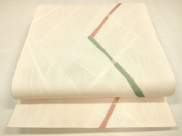 平和屋着物＊夏物 八寸名古屋帯 抽象文様 金糸 DABA0269cm - メルカリ