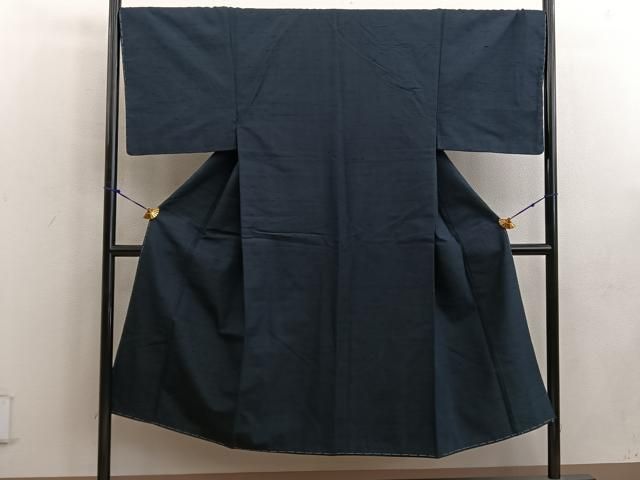 平和屋着物○男性 紬 黒緑色 正絹 逸品 未使用 BAAW3484mz - メルカリ