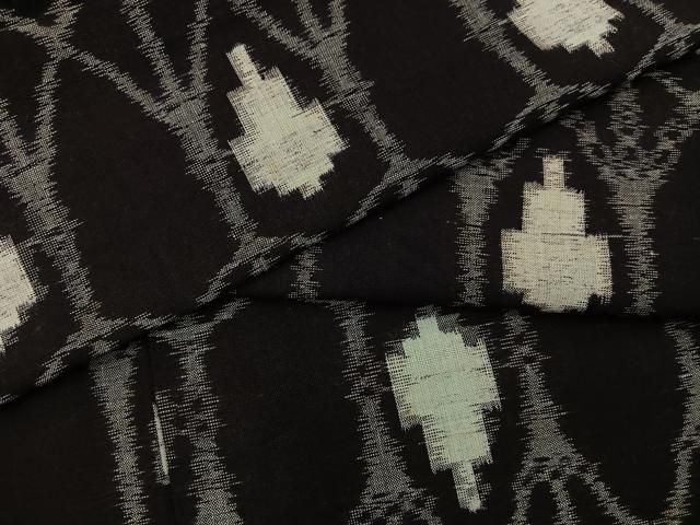 平和屋着物○久留米絣 単衣 幾何学文 綿 逸品 BAAW3504mz - メルカリ