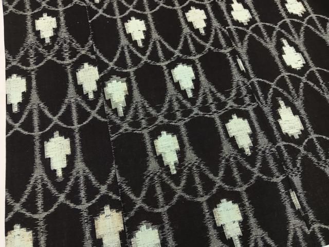 平和屋着物○久留米絣 単衣 幾何学文 綿 逸品 BAAW3504mz - メルカリ