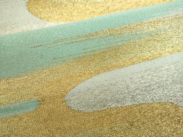 平和屋着物○爪掻き本綴れ 太鼓柄袋帯 霞文 金銀糸 正絹 逸品