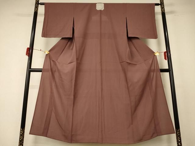 平和屋着物＊夏物 色無地 絽 宗伝唐茶色 正絹 逸品 AABF1630jd - メルカリ