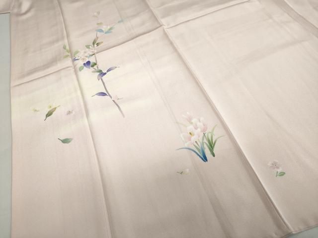 平和屋着物○本加賀友禅作家 南 克治 訪問着 枝花文 暈し染め 正絹