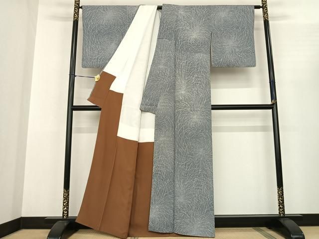 平和屋着物○江戸小紋 乱菊 正絹 逸品 AABF0478fy - メルカリ