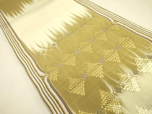 平和屋着物○ひなや工房 くむ・あむ・おる 伊豆蔵明彦 唐組 太鼓柄袋帯