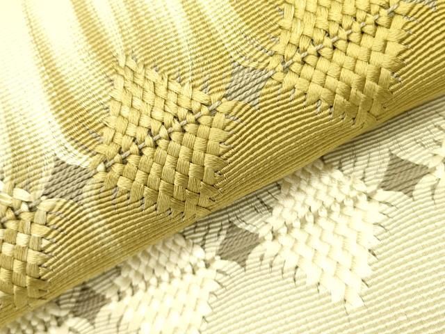 平和屋着物○ひなや工房 くむ・あむ・おる 伊豆蔵明彦 唐組 太鼓柄袋帯