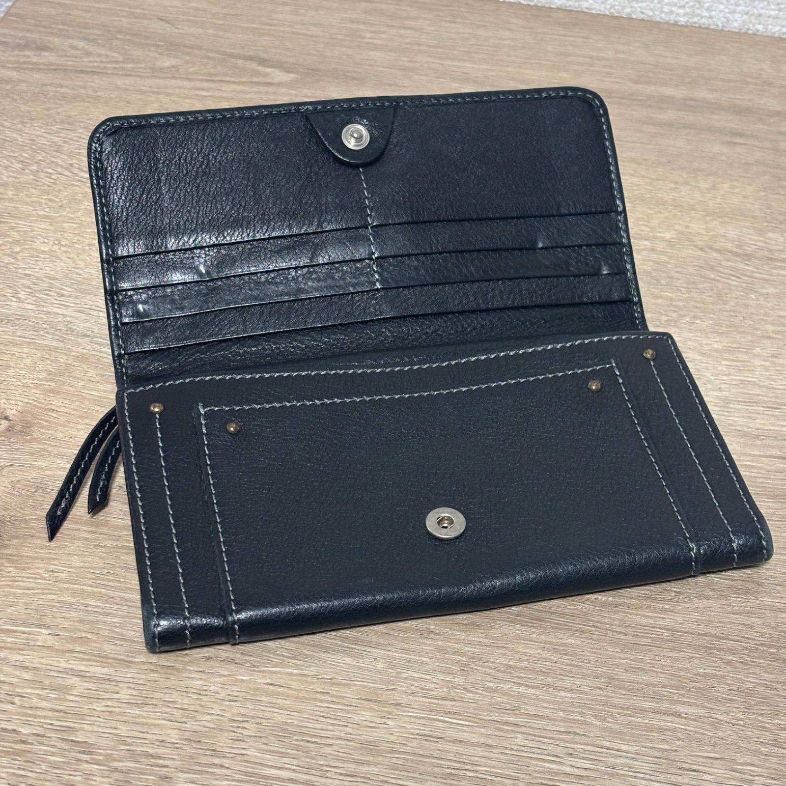 Chloe クロエ パディントン 長財布 レザー ブラック 黒 南京錠