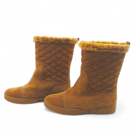 ルイヴィトン LOUIS VUITTON MAO166 キルティング ハーフブーツ