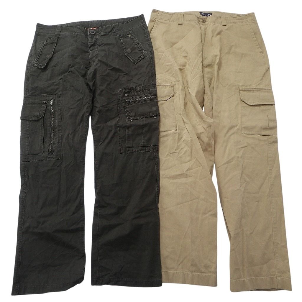 古着卸 まとめ売り カーゴ パンツ 6枚セット (メンズ 32 /34 /3XL
