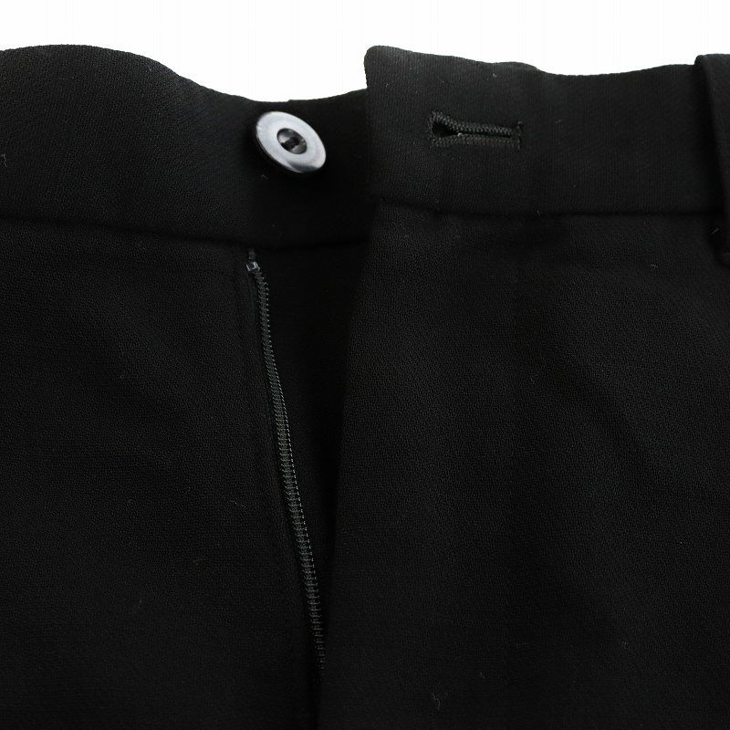 カナタ Ka na ta パンツ ジッパーフライ ウール 2 M 黒 ブラック /AN17
