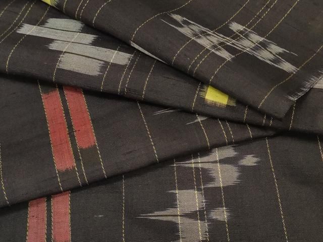 平和屋本店○極上 夏物 本場琉球絣 夏琉球 反物 着尺 手織 大城広四郎