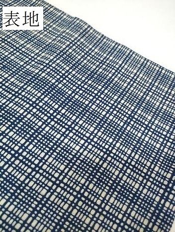 平和屋本店○極上 夏物 竺仙鑑製 浴衣 反物 着尺 格子 証紙付き 高島屋