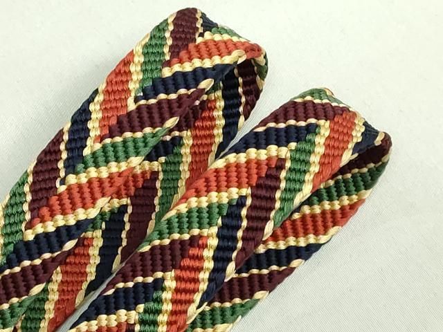 平和屋本店■極上　有職組紐道明　帯締め　笹浪組　法隆寺　宮内庁御用　国立博物館御用　東京芸術大学御用　逸品　未使用　DZAA11369kh5 平和屋本店○極上 有職組紐道明 帯締め 笹浪組 法隆寺 宮内庁御用 国立