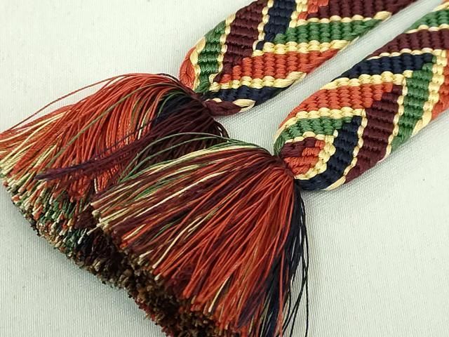 平和屋本店○極上 有職組紐道明 帯締め 笹浪組 法隆寺 宮内庁御用 国立