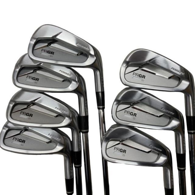 中古】 プロギア PRGR 03 7S アイアンセット IR 純正特注シャフト