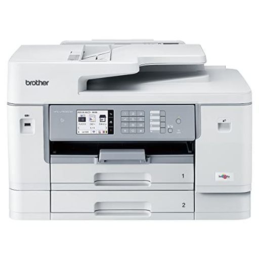 ブラザープリンター大容量ファーストタンクA3インクジェット複合機MFC-J7500CDW(FAX/ADF/30万ページ耐久/自動両面/2段 ...