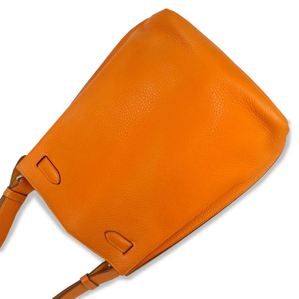 エルメス ソーケリー 22 トリヨンクレマンス シェーブル レザー Orange