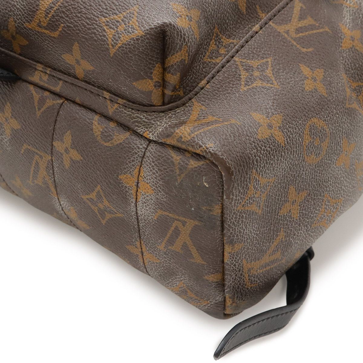 LOUIS VUITTON ルイ ヴィトン モノグラム パームスプリングスMM バックパック リュックサック ショルダーバッグ レザー ...