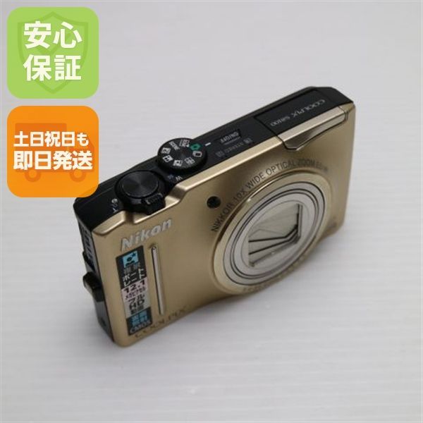 超美品 COOLPIX S8100 プレシャスゴールド 即日発送 Nikon デジカメ