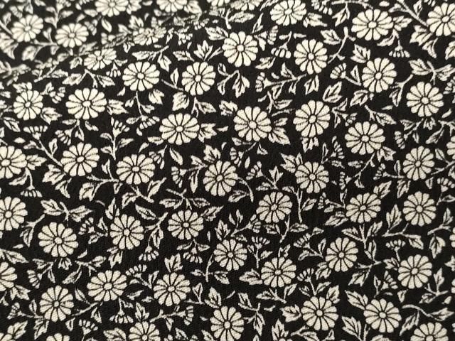 平和屋着物□上質な小紋 花尽くし文 黒地 正絹 逸品 CABA6901ev - メルカリ