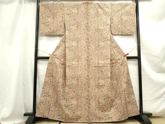 平和屋着物□本場染大島紬 菊葉取り花文 正絹 逸品 DABA9383qa - メルカリ