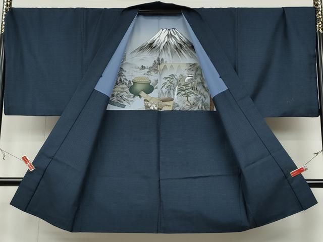 平和屋着物●男性　本場大島紬　アンサンブル　80亀甲　総詰め　証紙付き　正絹　逸品　CAAV6754vf 平和屋着物○男性 本場大島紬 アンサンブル 100亀甲 総詰め 正絹 逸品