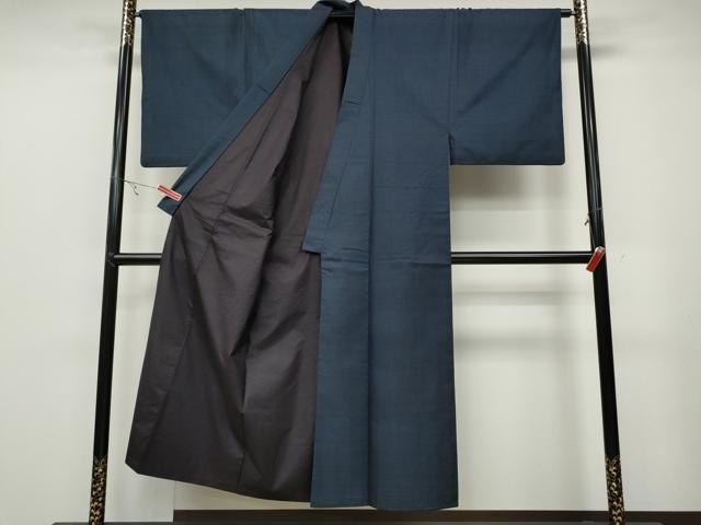 平和屋着物○男性 本場大島紬 アンサンブル 100亀甲 総詰め 正絹 逸品