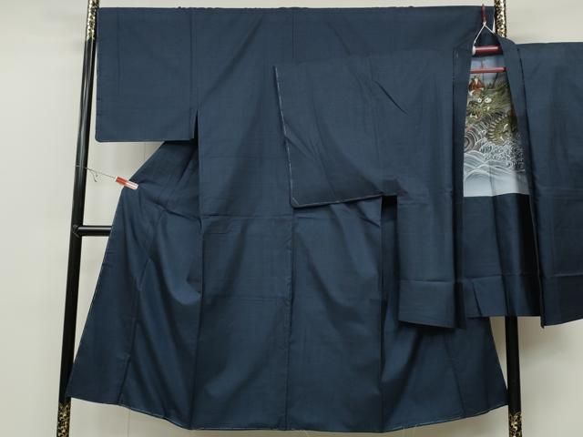 平和屋着物○男性 本場大島紬 アンサンブル 100亀甲 総詰め 正絹 逸品